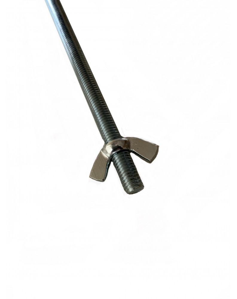 Slope step wing nut, for fixing the threaded bar